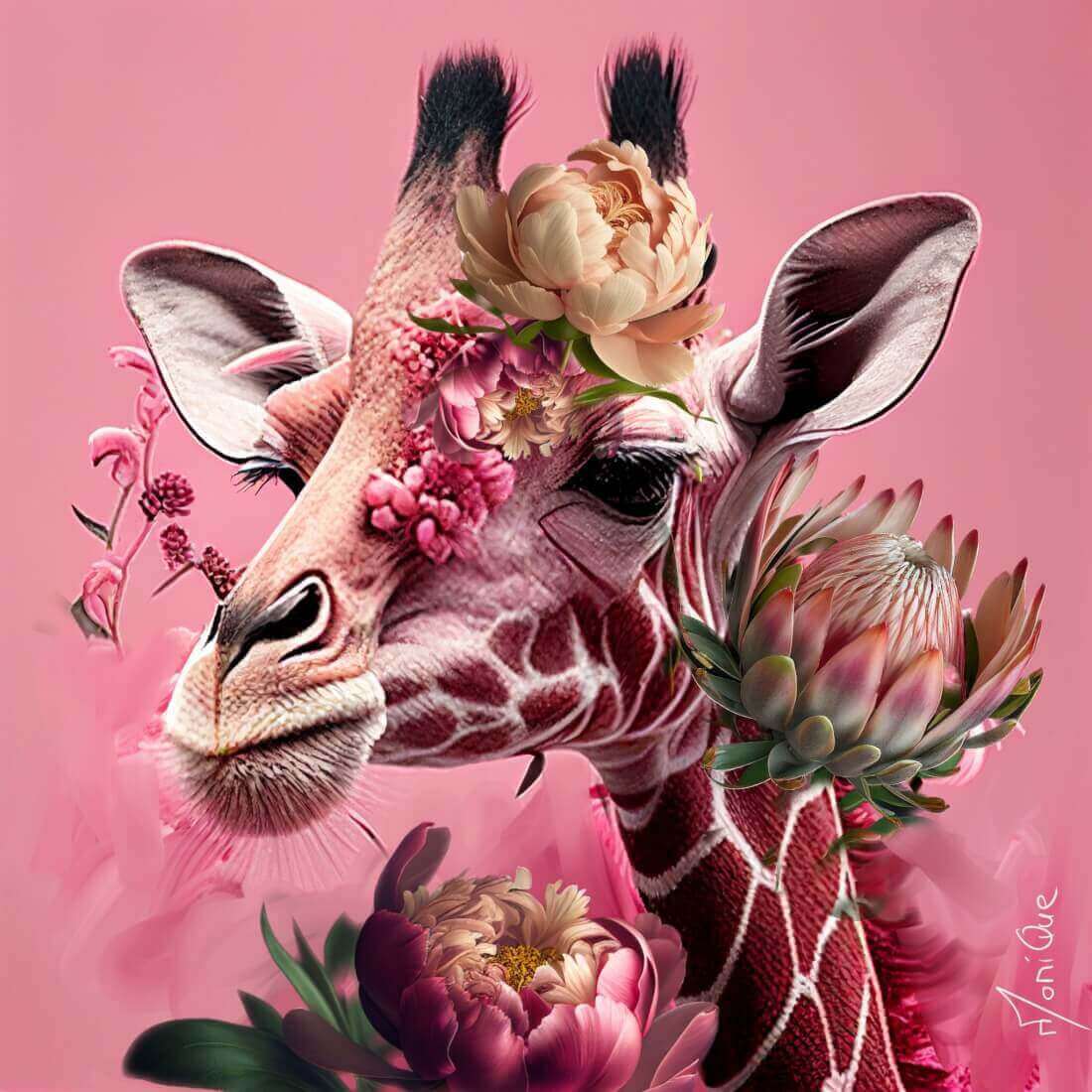 Floral Long Neck | OnlineART.gallery